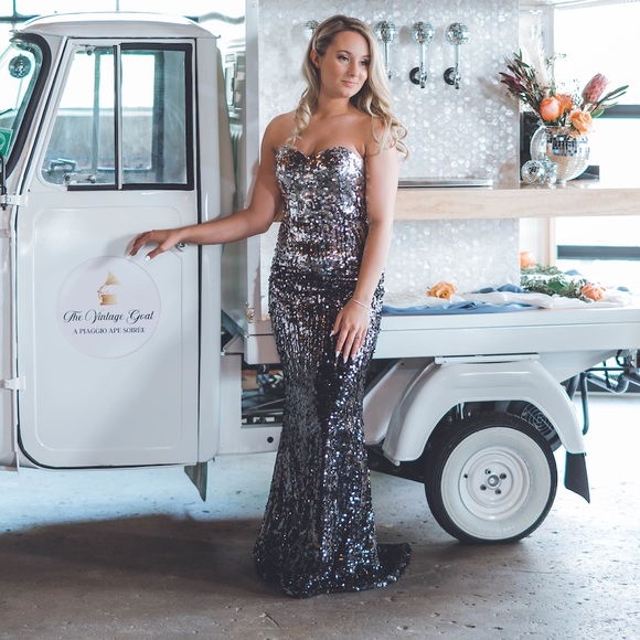 Night Moves Prom Collection | Dresses | Night Moves Silver Black Sequin ...